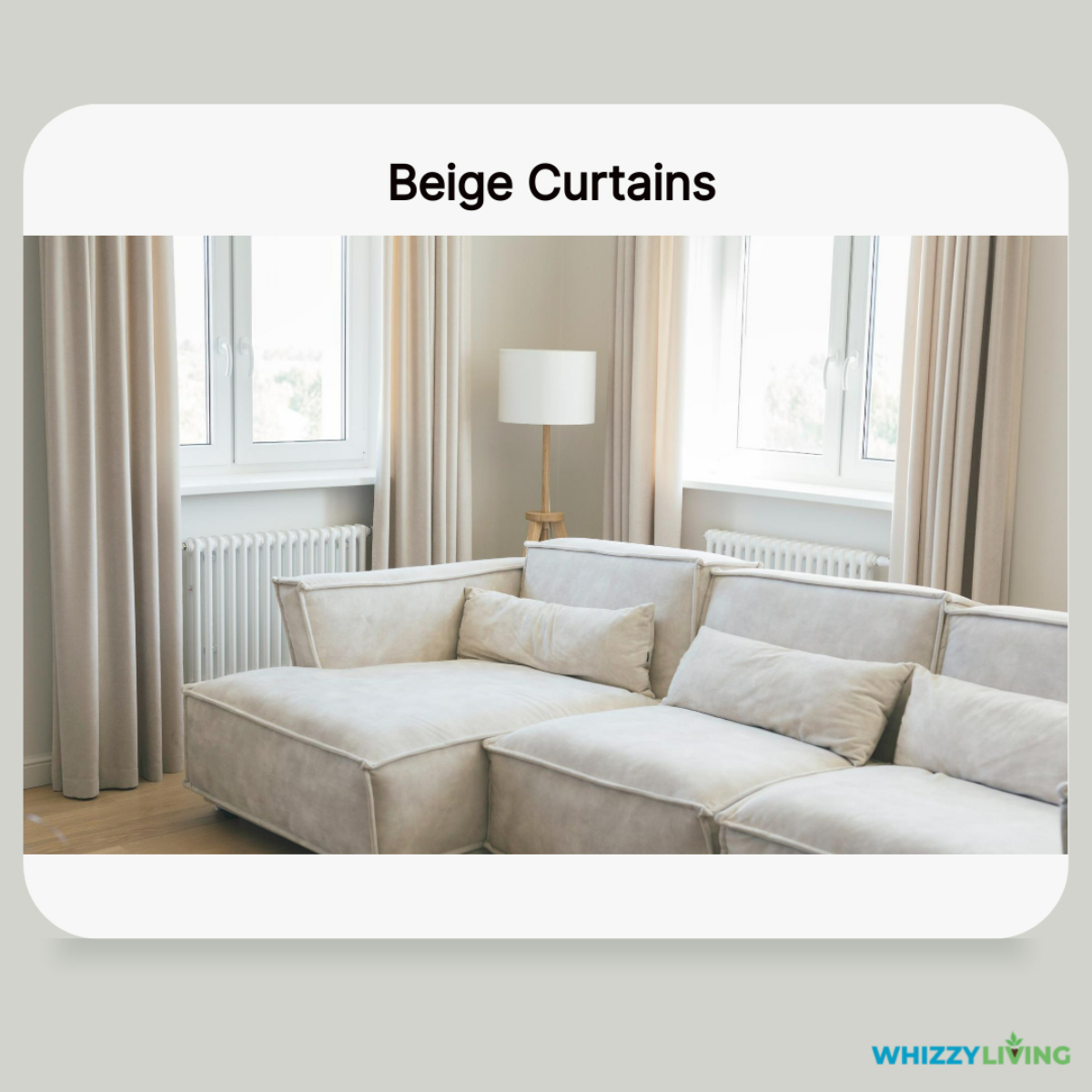 14 Colors of Curtains to Choose When Matching Greige Walls