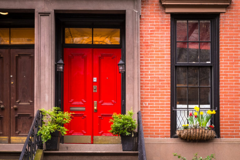 14 Stunning Front Door Colors For Your Orange Brick House