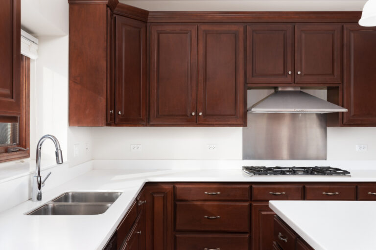 Best Color Countertops with Cherry Cabinets (26 Chic Colors & Materials)