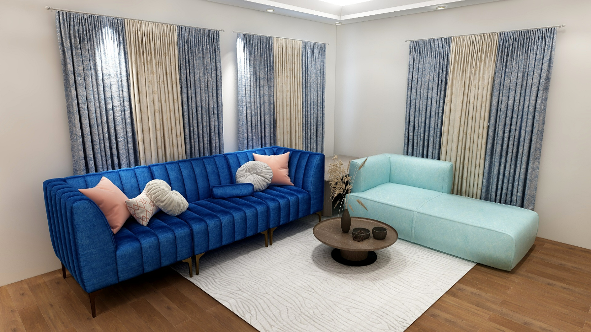 10 Ideal Curtain Colors for Your Blue Couch (With Images)